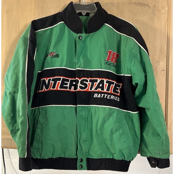 Jackets & Coats | Bobby Labonte Mens Green Large Racing Jacket ...